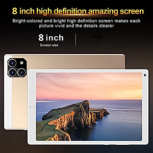 HD Tablet WiFi Bluetooth Android Voice Call Game Tablet,8Inch IPS Display Screen,WiFi,1GB RAM+16GB ROM,4000mAh, Android 5.1 System