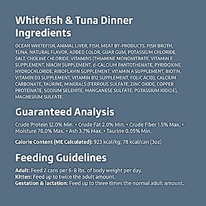 Amazon Brand - Wonder Bound Wet Cat Food, Pate, No Added Grain, Variety Pack (Cod, Sole & Shrimp, Salmon, White Fish & Tuna), 3 ounce (Pack of 24)