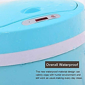 WENLII 16L Automatic Induction Trash Can Touchless Smart Motion Sensor Rubbish Waste Bin Waste Garbage Bin