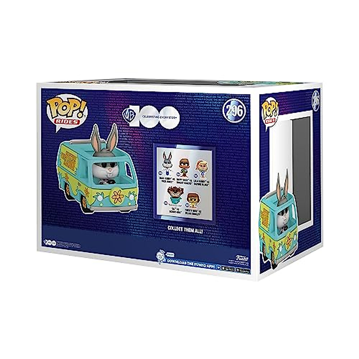 Funko Pop! Ride Super Deluxe: WB 100 - Looney Tunes, Mystery Machine with Bugs Bunny