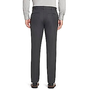 Van Heusen Men's Traveler Slim Fit Pant, Charcoal, 30W X 32L