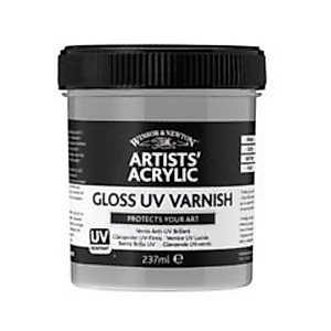 Winsor & Newton Professional Acrylic Medium, Gloss UV Varnish, 225ml (7.6-oz)
