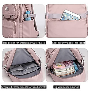 Kawaii Pastel Backpack Back to School Essential Large Capacity Aesthetic Backpack (Orange)