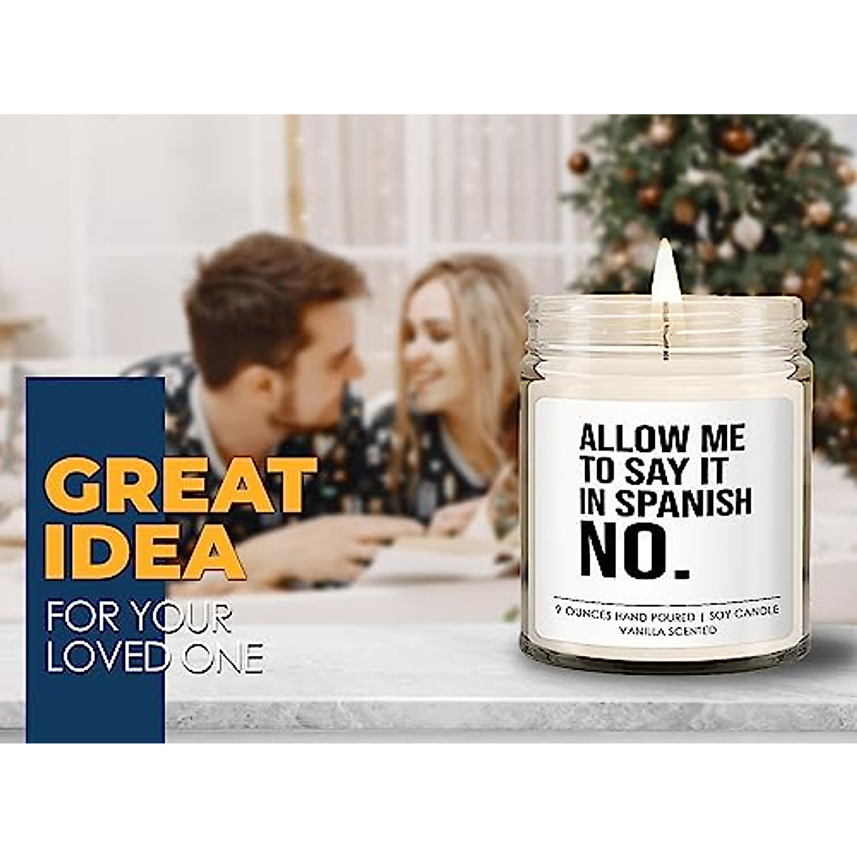 Flairy Land Spanish Teacher Vanilla Candle - in Spanish No - Teacher Appreciation Abuela in Spanish Teacher Assistant Principal Spanish Classroom