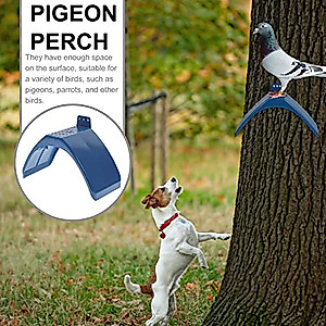 Hemobllo Pigeon Perch Bird Stand- Dove Rest Stands, Lightweight Pigeons Rest Stand Bird Perches, Plastic Heat Resistance Dove Rest Roost Holder1 Set 20Pcs