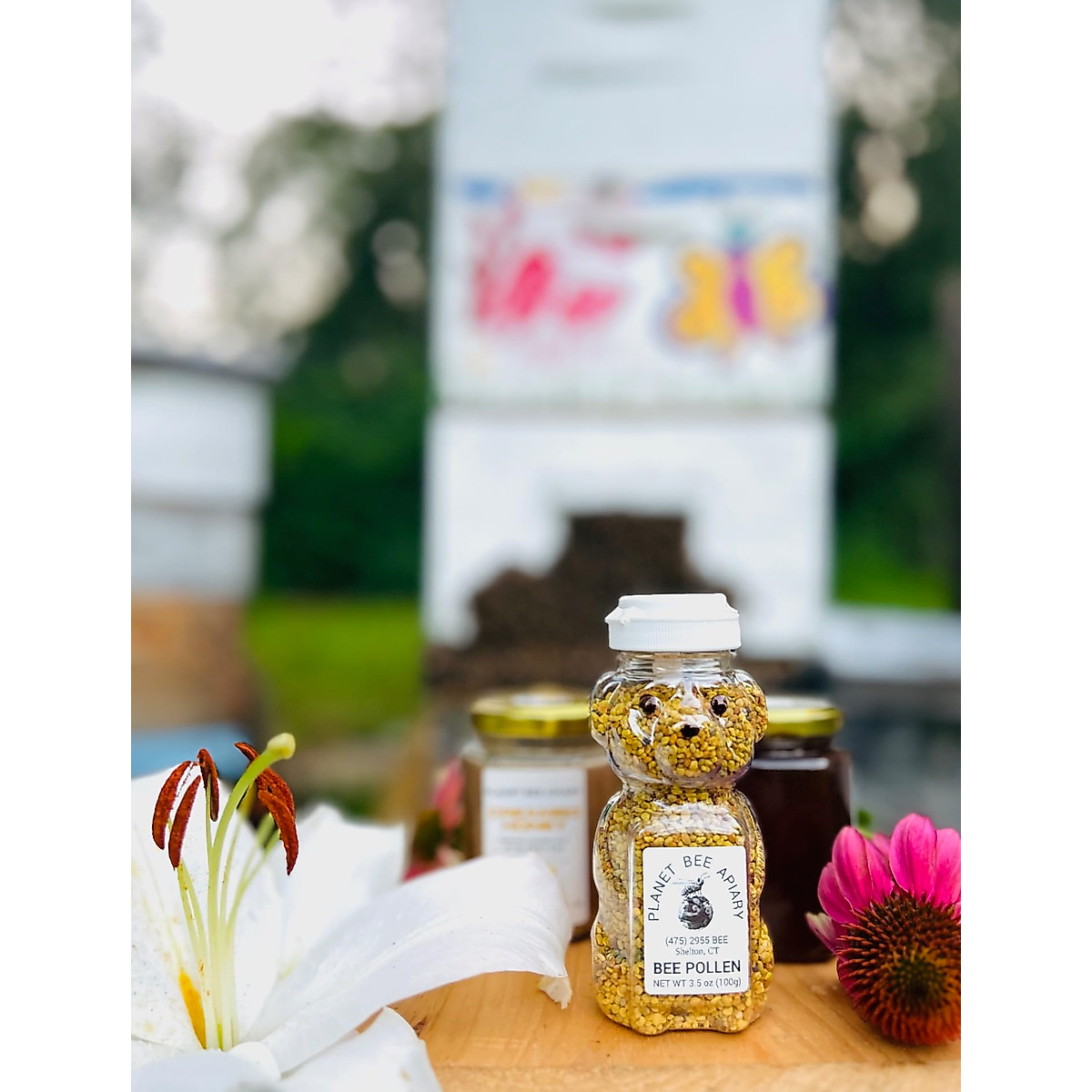 Bee Pollen Granules, 100% Raw, Superfood Packed with Proteins, Vitamins & Minerals. Source of Vitamin B, Amino Acids, & Antioxidants. Keto, Paleo Friendly, Gluten Free.