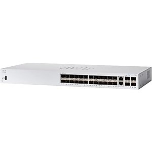CISCO DESIGNED Business CBS350-24S-4G Managed Switch | 24 Port 1G SFP | 2x1G Combo | 2x1G SFP | Limited Lifetime Hardware Warranty (CBS350-24S-4G-NA)