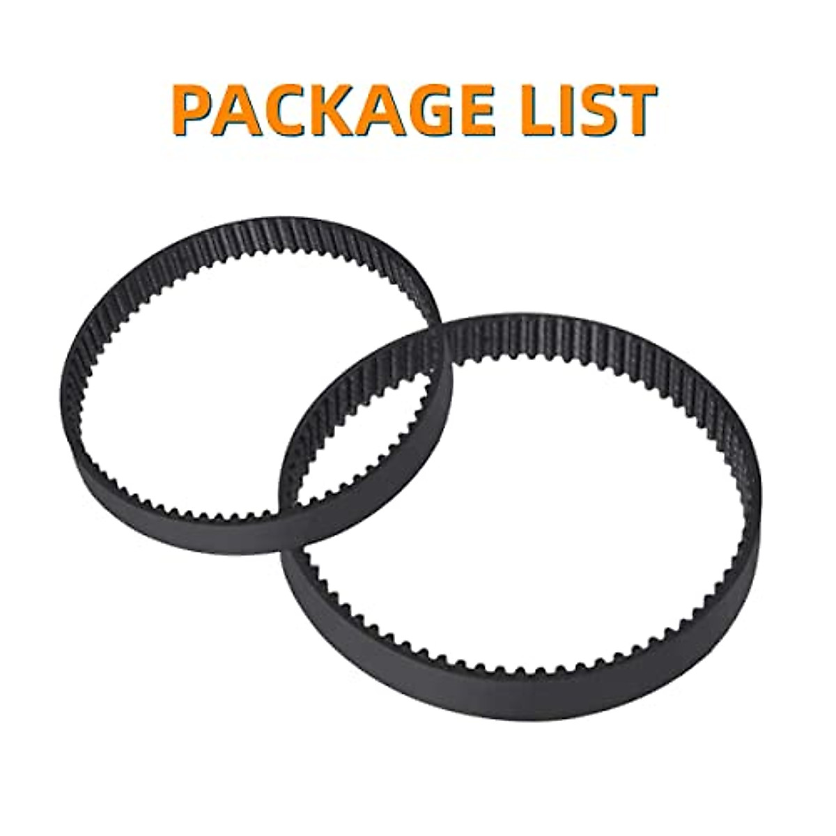 JEDELEOS Replacement Belt Set for Bissell ProHeat 2X Revolution Pet Pro Carpet Cleaner, Fits Models 1986, 1964, 2007, 2007P Series, Replace Parts 1611129 & 1611130