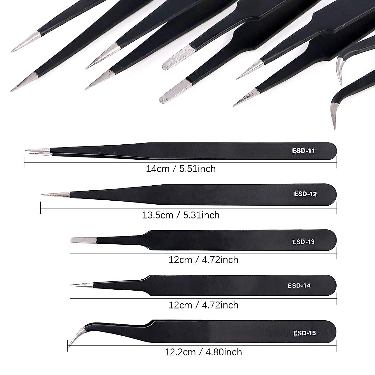 Keadic 26-Pieces Professional Gundam Modeler Basic Tools Craft Set Hobby Building Tools Kit with Box for Basic Model Building