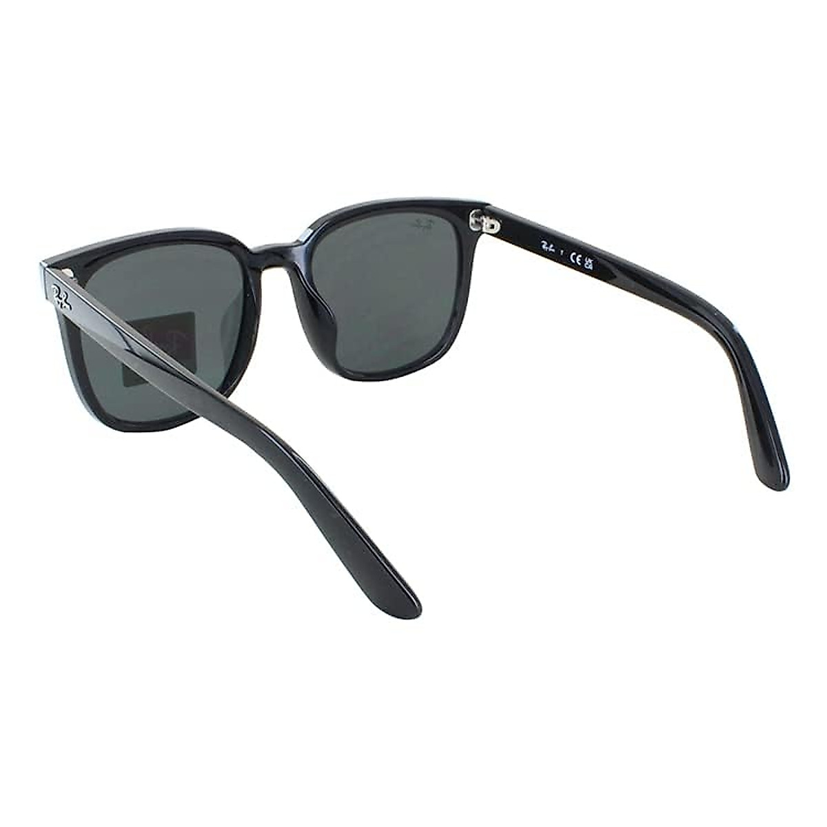 Ray-Ban RB4401D Square Sunglasses, Black/Dark Grey, 57 mm