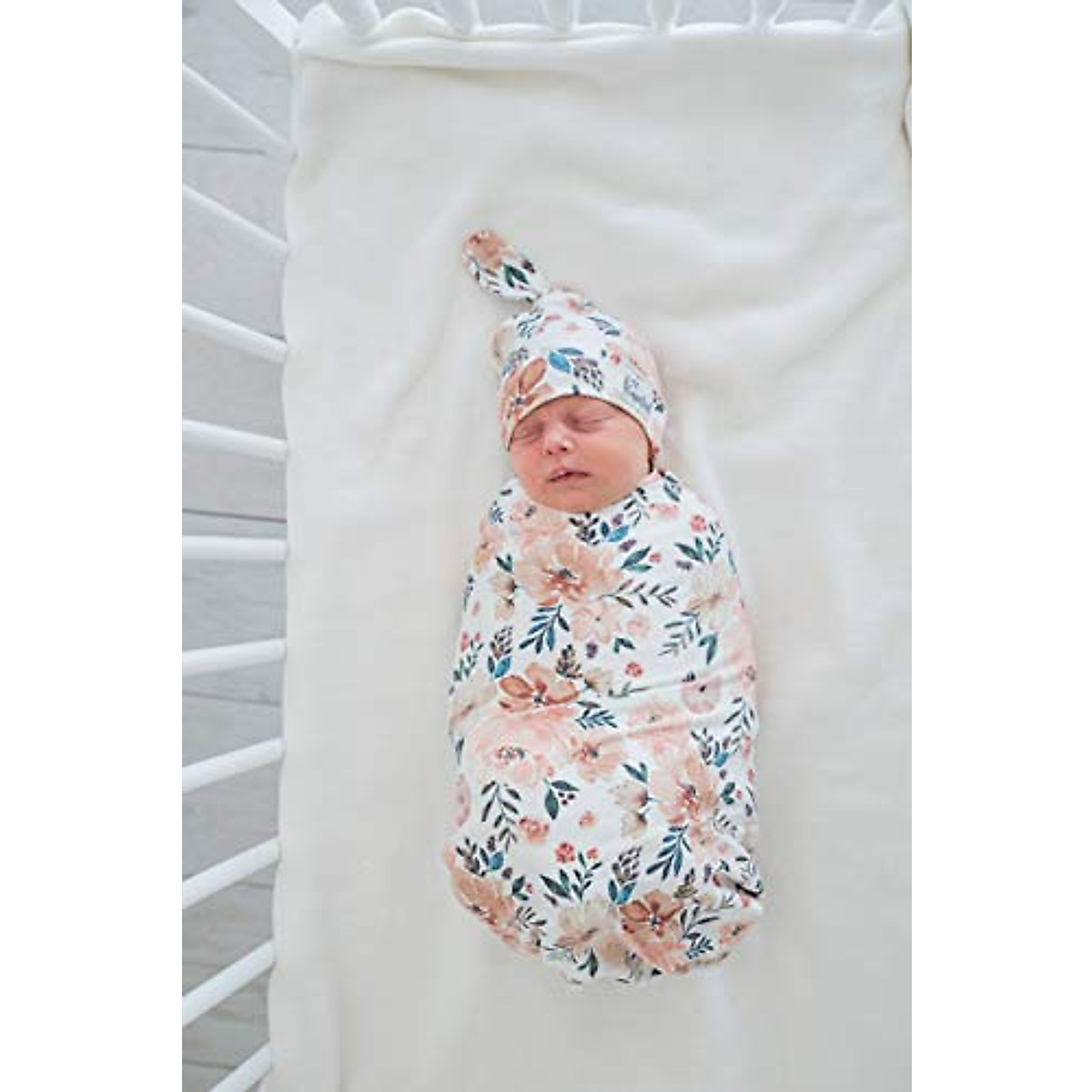 Copper Pearl Large Premium Knit Baby Swaddle Receiving Blanket Autumn