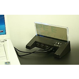 e-Blue 7-Port USB Hub Alarm Clock EHB032I00
