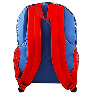 Blaze and the Monster Machines Backpack Set - Bundle with 16” Blaze Backpack, Water Bottle, Stickers, More | Blaze School Supplies