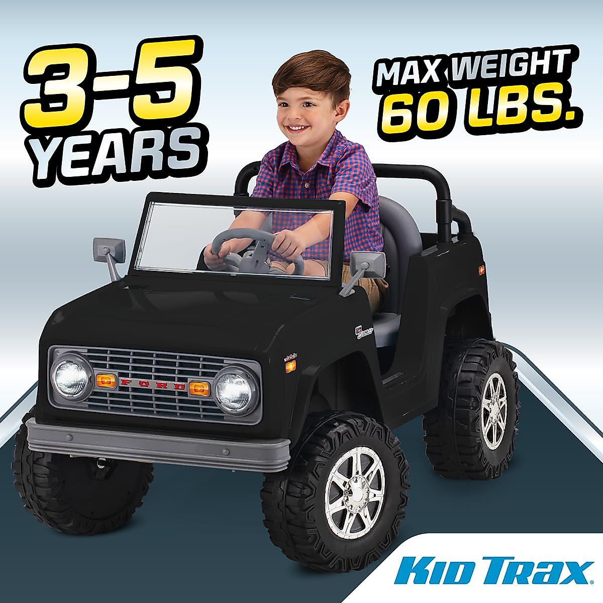 Kid Trax Marvel Spidey and His Amazing 4x4 Wheels Kids Electric Ride-On, 6 Volt, Kids 3-5 Years Old, Max Rider Weight 60 lbs, Spiderman
