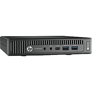 HP ProDesk 600 G2-Mini, Core i5-6500T 2.5GHz, 16GB RAM, 480GB Solid State Drive, Windows 10 Pro 64bit, Internal WiFi, (Renewed)