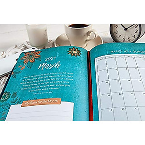 Amazing Grace 2021 Leather Ziparound Planner: 18 Month Ziparound Planner
