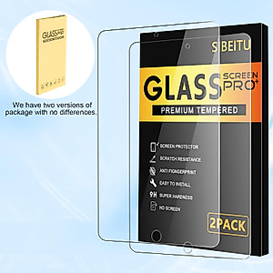 SIBEITU Screen Protector for iPad Mini 5/4th Generation, 9H HardnessTempered Glass Film Guard 7.9 inch (2 Pack)