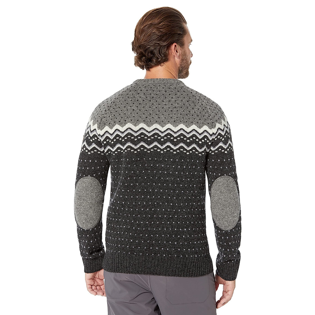 Fjällräven Övik Knit Sweater Dark Grey/Grey LG
