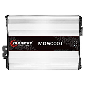 Taramps MD 5000.1 1 Channel 5000 Watts Rms Car Audio Amplifier 2 Ohm