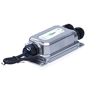 FASTCABLING 30W Outdoor PoE Injector for Mesh Network, 24V-56V Input, Accept Solar Power, Hardened Grade, Wide Range Temperature -40-75 Degree, IEEE802.3at/bt
