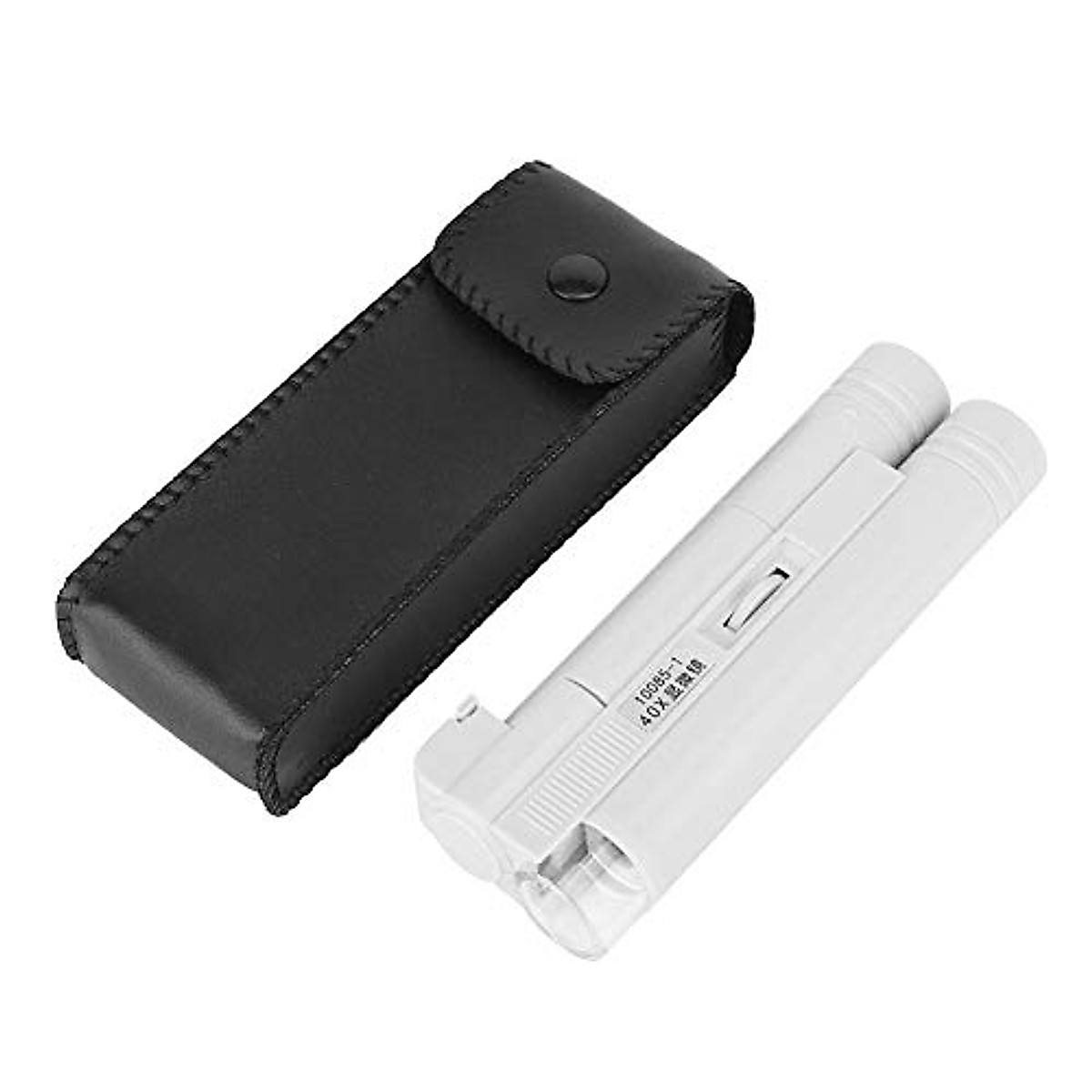 Wireless Digital Microscope, 40X Zoom Pocket-Sized LED Microscope Magnifier Micro Lens for Universal Mobile Phones 5.4x2.0x0.8in