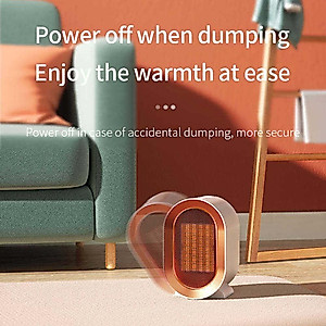 Cobreeze - Electric Space Heater - 1200W Energy-Efficient Heater for Indoor Use. This two-speed portable heater fan is perfect for offices, providing adjustable warmth (White)