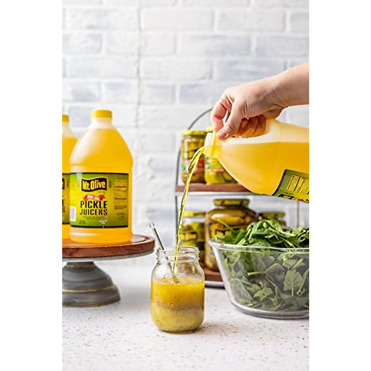 Mt. Olive Pickle Juice 100% Kosher Dill Pickle Brine, 64 Ounce Bottle