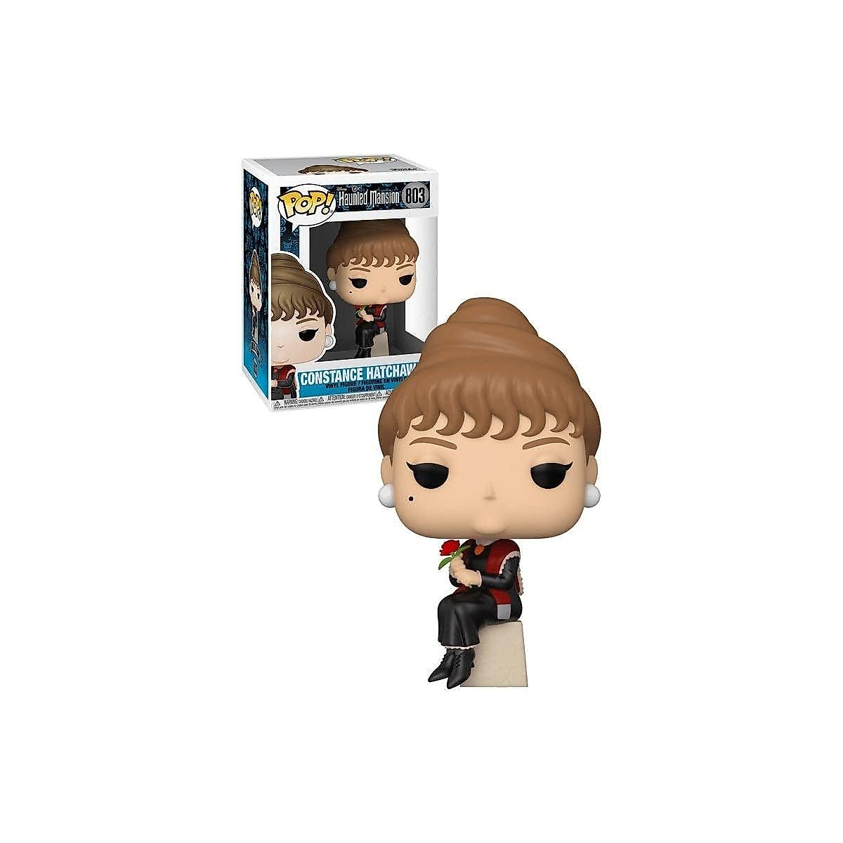 POP Disney: Haunted Mansion Portraits - Constance Hatchaway Funko Pop| Vinyl Figure (Bundled with Compatible Pop Box Protector Case), Multicolor, 3.75 inches