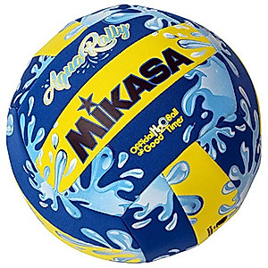 Mikasa Aqua Rally, Blue/Yellow, Recreational Water Volleyball