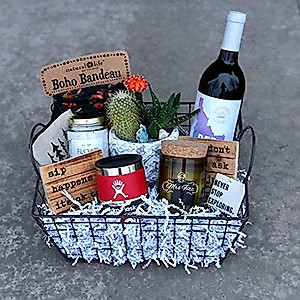 Mrs Fizz Crinkle Cut Paper Shred Filler for Packing and Filling Gift Baskets (2 LB) Kraft