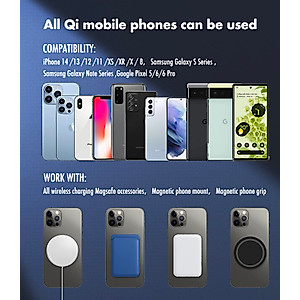 CheukKee 3Pcs Mag Safe Metal Ring Sticker,Mag-Safe Case Converter Adapter Ring for Magsafe Magnetic Wireless Charging Phone Car Mount Compatible with Cell Phone Android Samsung Galaxy Pixel iPhone