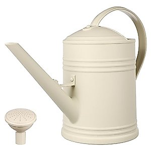 Happyyami 2pcs Waterer Spout Home Pitcher Can Ml High Decorative L Plastic Plants Multi-Purpose Detachable Water White Cans with Large Play Modern Garden and Watering House Sprayer