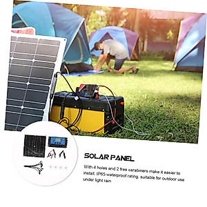 1 Set Solar Panel Controller Set Solar Panel with Controller Crystal Silicon Solar Cell Panel car Chargers Battery for car crystalline Solar Panel Mono Solar Panel Solar Charger v5