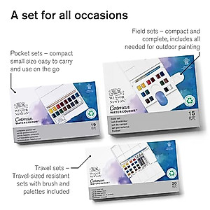 Winsor & Newton Cotman Watercolor Paint, 8ml (0.27-oz) Tube, Dioxazine Violet