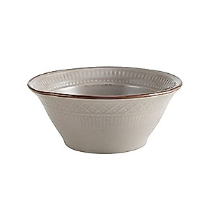 Pfaltzgraff Easton 12 Piece Dinnerware Set, Service For 4, Taupe