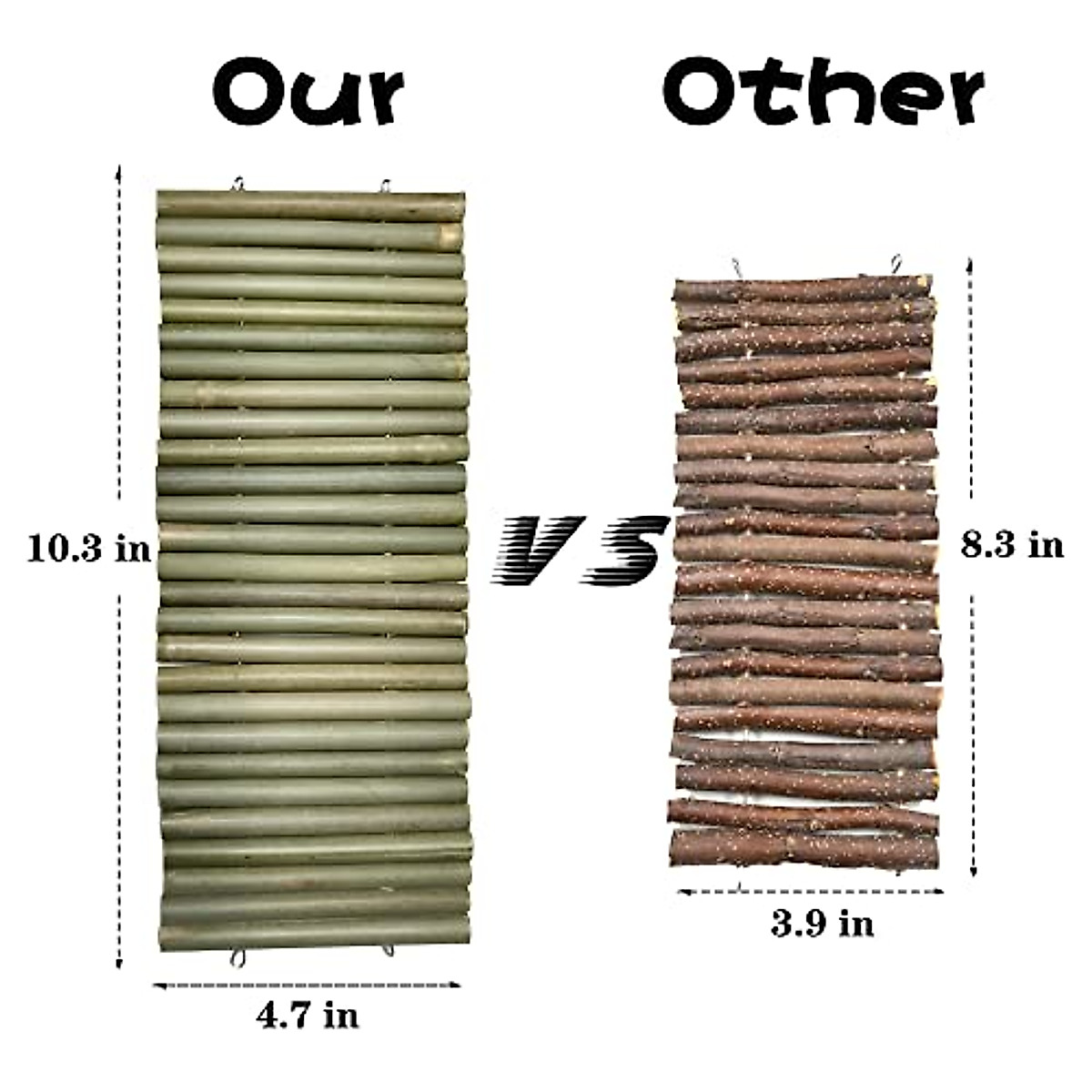 Hamster Guinea Pig Chew Toys, Hamster Rat Gerbil Mice Toys with Climbing Ladder and Hideout, Hamster Exercise Accessories for Syrian Dwarf Hamsters