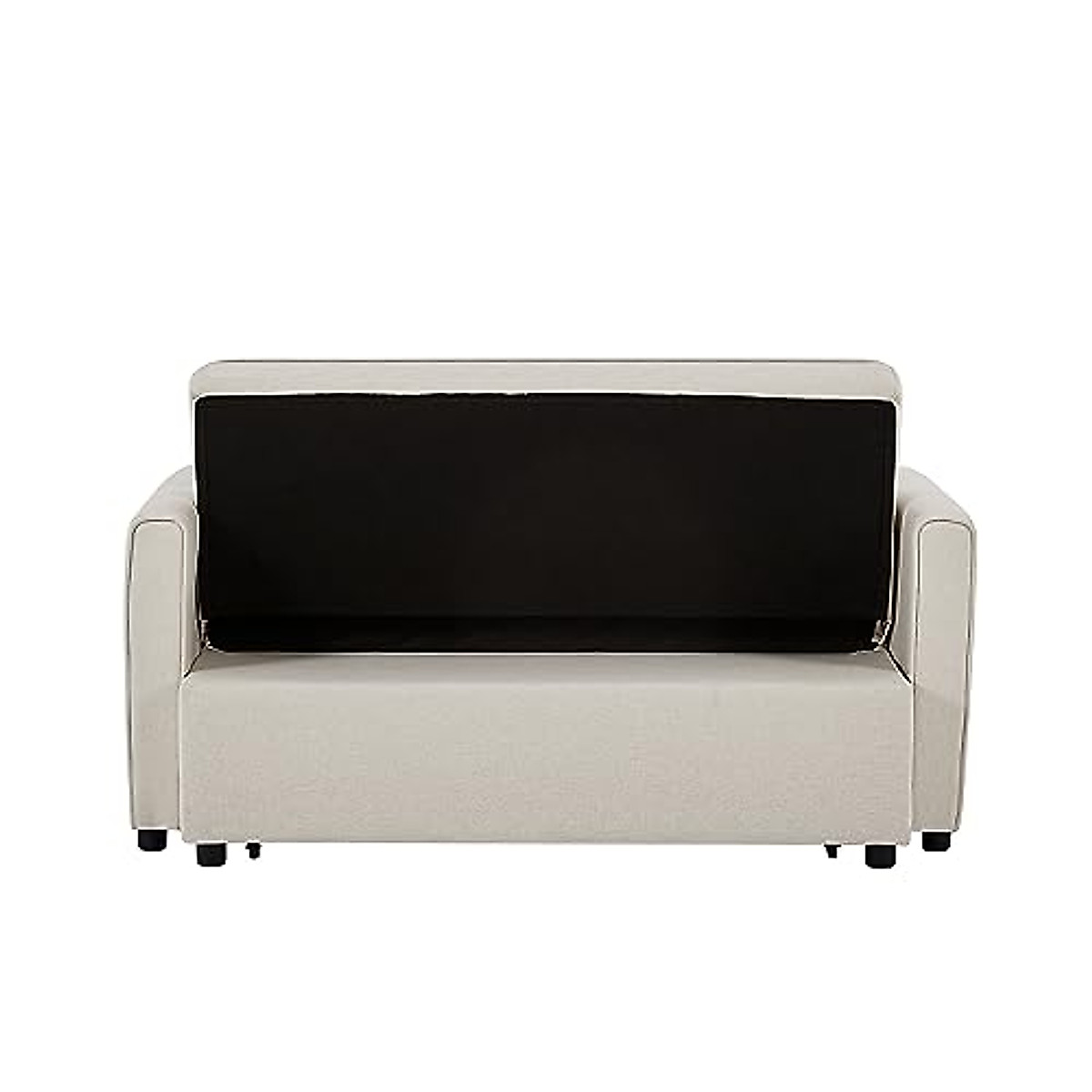 Eafurn 3 in 1 Convertible Sleeper Sofa Couch with Pull Out Bed,Small Futon Loveseat Lounge Chaise with Reclining Backrest and Armrest,Soft Upholstered Love Seats RV Furniture for Living Room