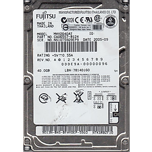 Fujitsu MHV2040AT 40GB UDMA/100 4200RPM 2MB 2.5-Inch Notebook Hard Drive