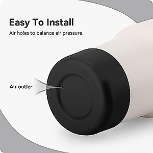 Prurex 2 Pcs Silicone Boot for Stanley Cup Tumbler 40oz & IceFlow 20oz 30oz, Bottle Bottom Sleeve Cover Compatible with Stanley Cup Accessories(White/Black)