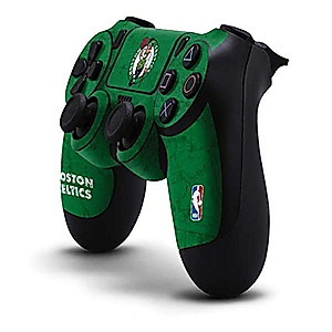 Skinit Decal Gaming Skin Compatible with PS4 Controller - Officially Licensed NBA Boston Celtics Green Primary Logo Design