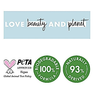 Love Beauty And Planet Sulfate Free Shampoo Volumizing Shampoo for Fine Hair Coconut Water and Mimosa Flower Refill Bottle for use with Reusable Aluminum Bottle 32.3 oz ( Packaging may vary )