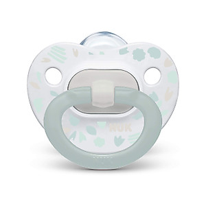 NUK Orthodontic Pacifier Value Pack, Boy, 0-6 Months (Pack of 3)