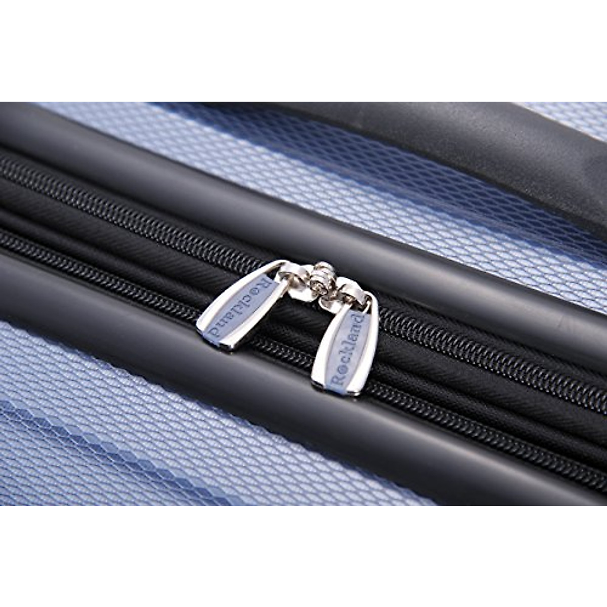 Rockland Hardside Expandable Luggage with Spinner Wheels, Blue, 28-24-20-Inch