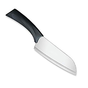 Rada Cutlery Anthem Series Cook’s Knife Stainless Steel Blade with Ergonomic Black Resin Handle, 12 Inches