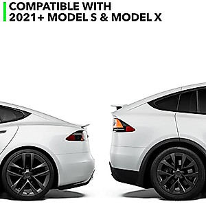 TWRAPS Fog Lights Clear Protection Film (PPF) for Tesla Model S/Model X (Plaid & Long Range, Refresh) 10mil