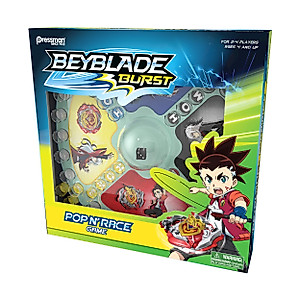 Beyblade Burst Pop 'N' Race - Race to The Finish with Classic Gameplay and Self-Contained Die Popper by Pressman