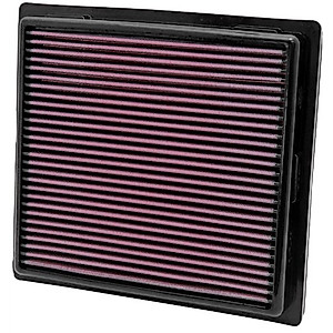 K&N Engine Air Filter: Increase Power & Towing, Washable, Premium, Replacement Air Filter: Compatible with 2010-2019 Jeep/Dodge SUV V6/V8 (Grand Cherokee, Durango), 33-2457
