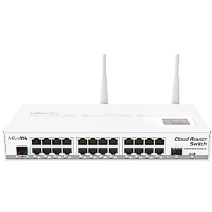 Mikrotik CRS125-24G-1S-2HnD-IN, Cloud Router Gigabit Switch, Fully manageable Layer 3, 24x 10/100/1000, 1000mW Wireless
