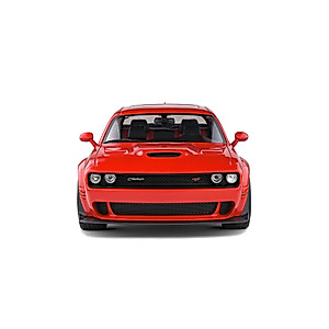 Solido S1805702 1:18 2020 Dodge Challenger R/T Scat Pack Widebody-TorRed Collectible Miniature car, Red,Unisex Adult