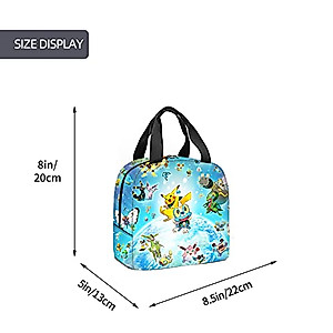 Hlemswpo 3PCS AnimeKids Backpack with Lunch Box,Large-capacity School Backpack,Creative Gifts for Fans,Boys Girls Travel Portable Laptop Bag style-1